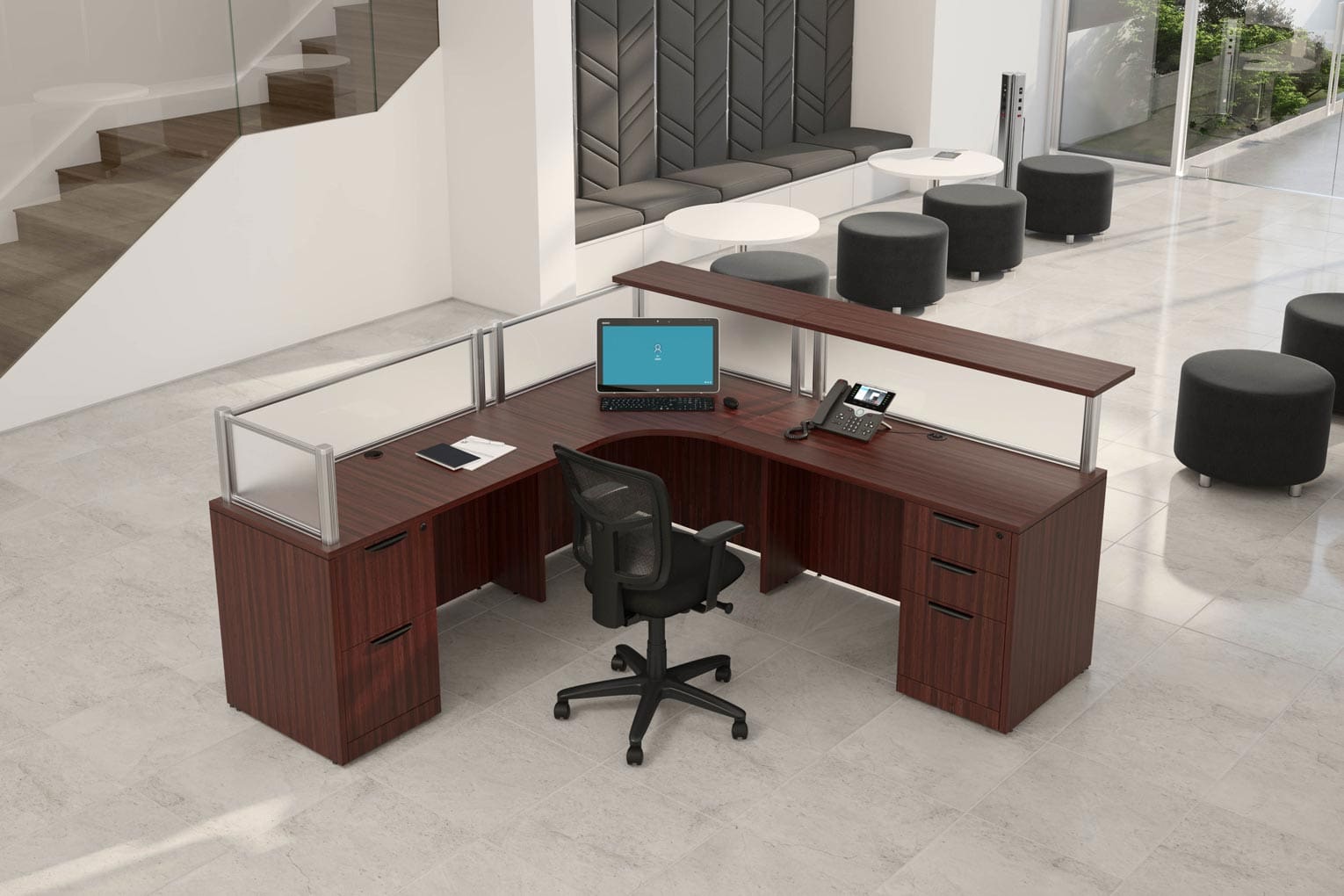 Borders Plus Reception Package C2 - e3 Office Furniture & Interiors